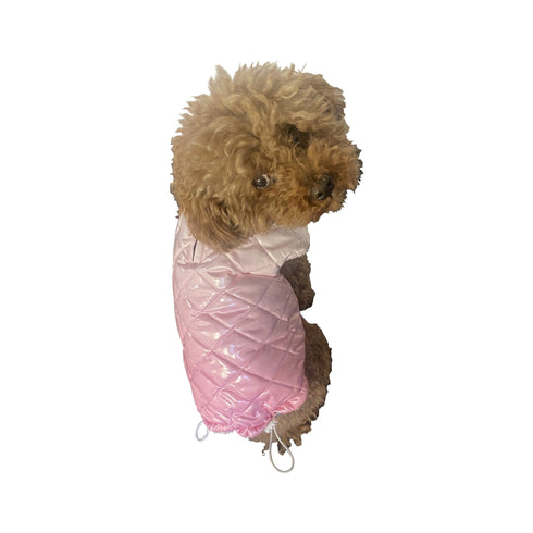 Coco Puffer Dog Coat Baby Pink Ombre – Bitch New York