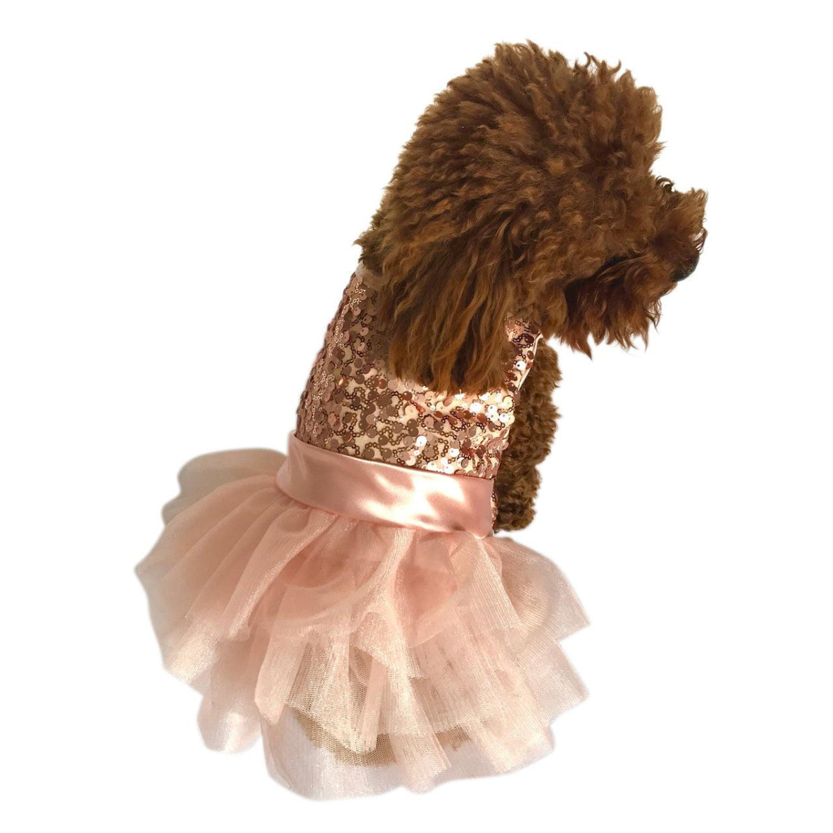 Marilyn Fufu Tutu Dog Dress Rose Gold – Bitch New York