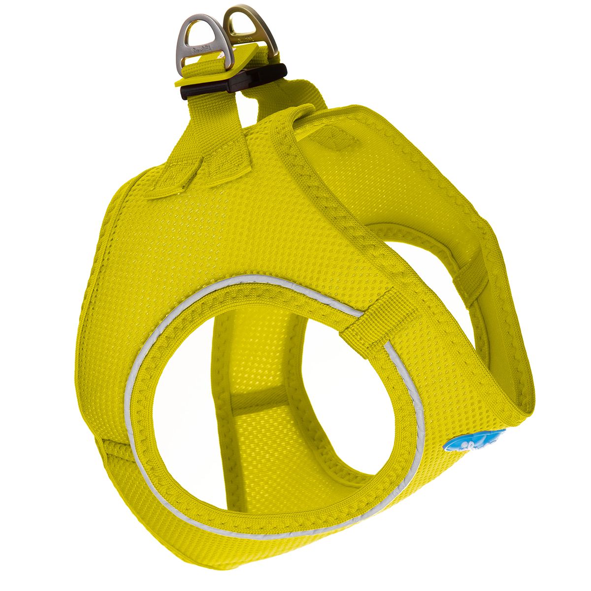 Plush Step In Air Mesh Dog Harness Blazing Yellow – Bitch New York