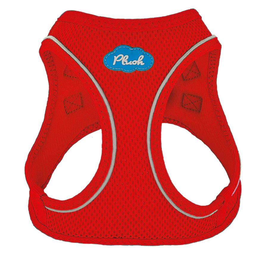 Plush Step In Air Mesh Dog Harness Red – Bitch New York