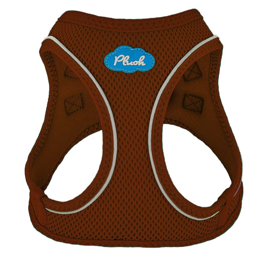 Plush Step In Air Mesh Dog Harness Toffee 3XS – Bitch New York