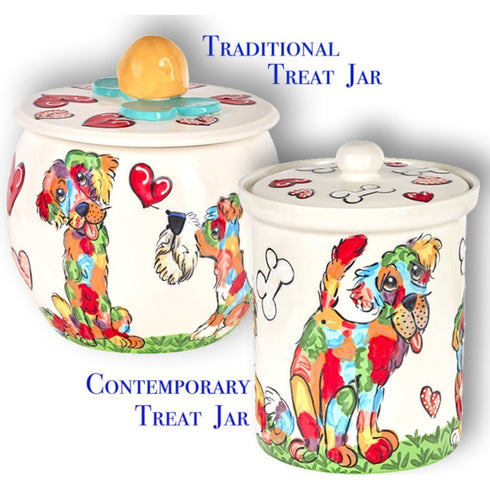 Border Collie 1 Dog Treat Jar – Bitch New York