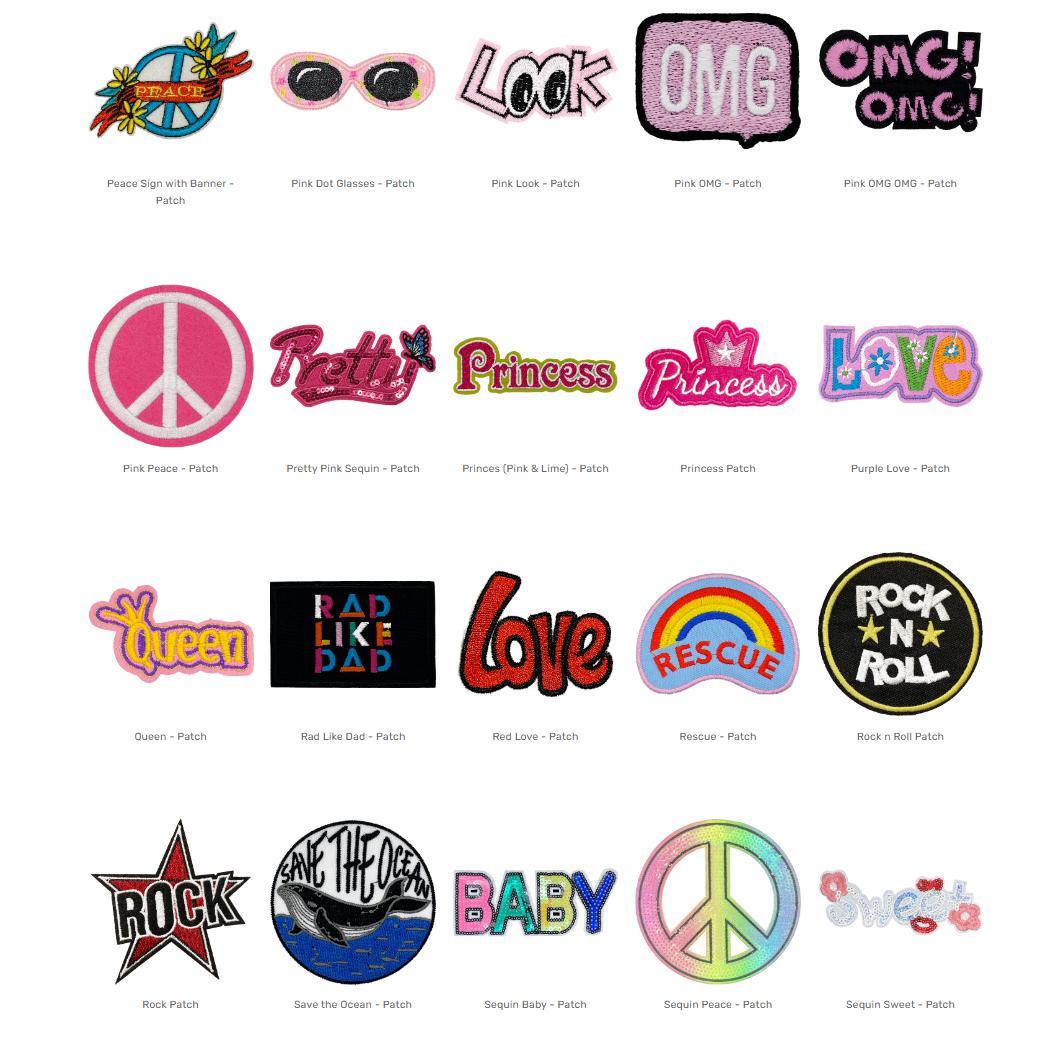 Custom Denim Dog Jacket Patches - More Phrases & Symbols – Bitch New York