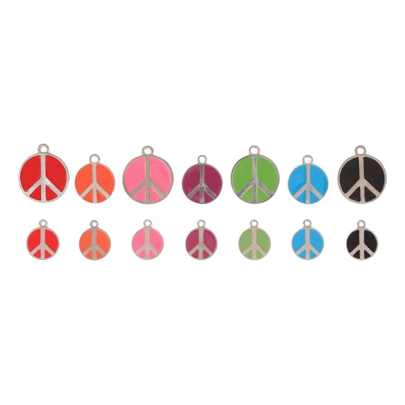Opaque Pastel Peace Sign Dog ID Tag – Bitch New York