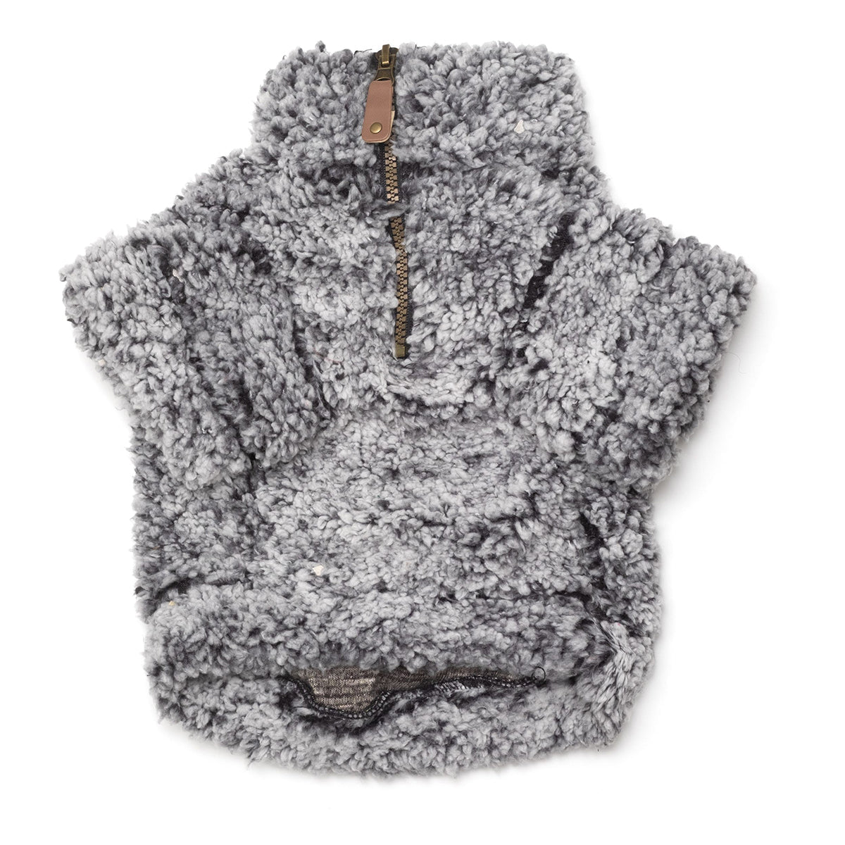 Quarter Zip Wubbly Fleece Pullover Dog Coat Black – Bitch New York