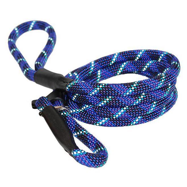 Reflective Slip Rope Dog Leash Electric Blue – Bitch New York