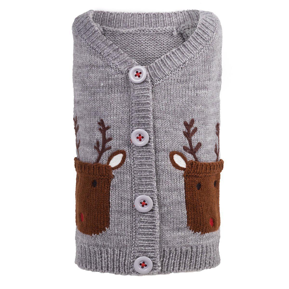 Reindeer Cardigan Dog Sweater – Bitch New York