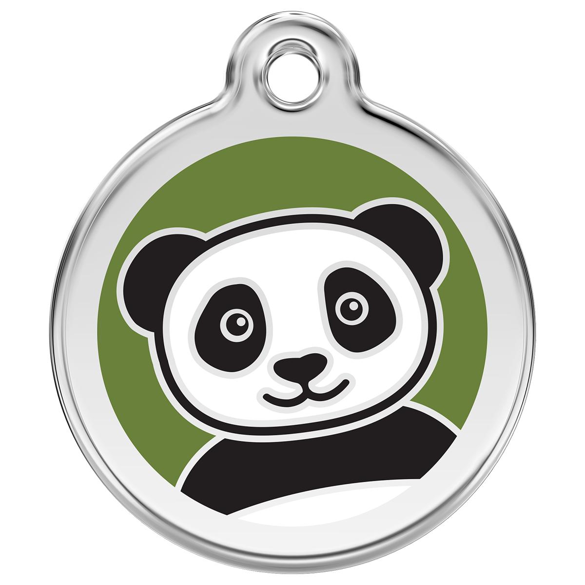 Stainless Steel And Enamel Panda Dog ID Tag – Bitch New York