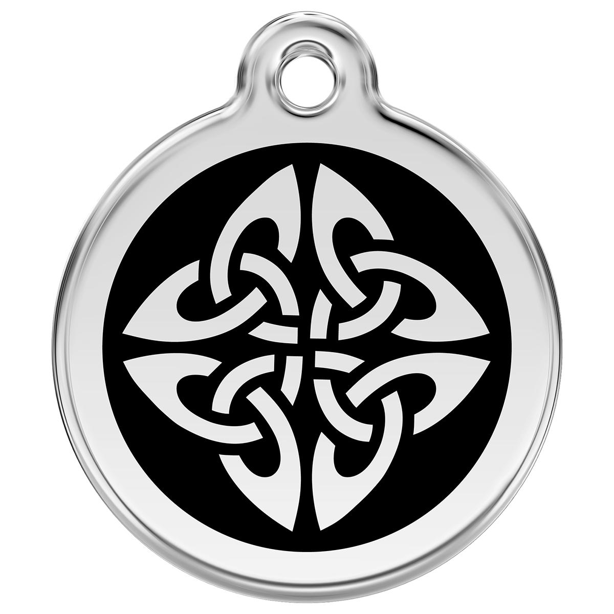 Stainless Steel And Enamel Tribal Arrows Black Dog ID Tag – Bitch New York