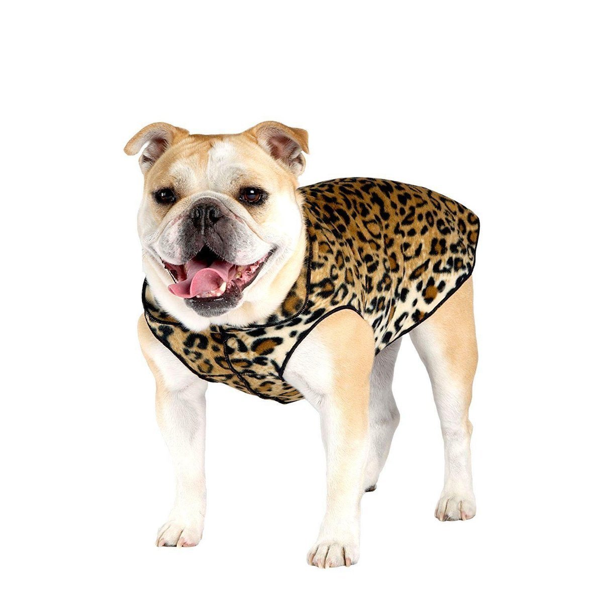 Stretch Fleece Dog Coat Leopard – Bitch New York